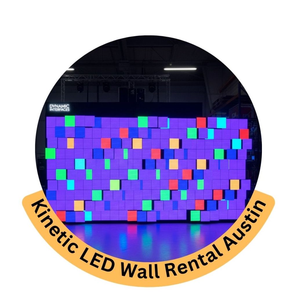 Kinetic LED Wall Rental Austin | Austin Video Walls