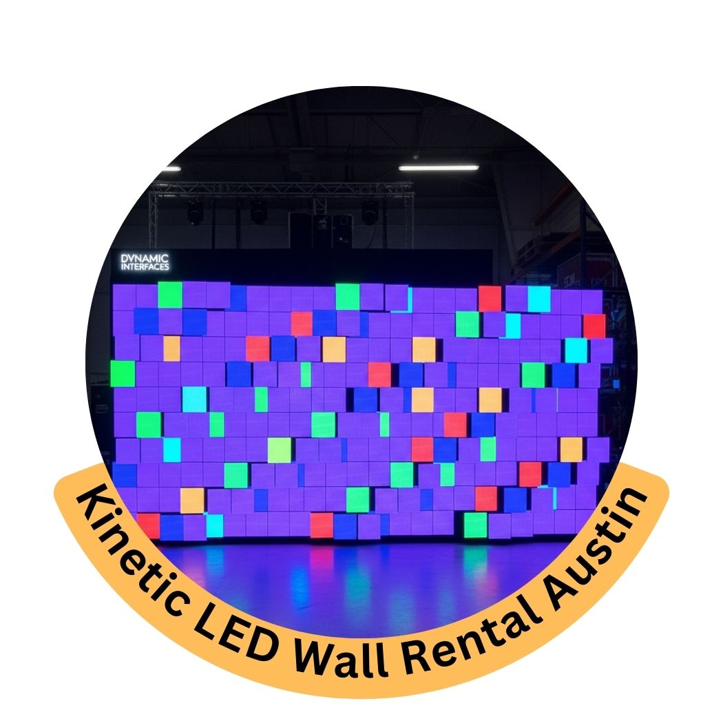 Kinetic LED Wall Rental Austin | Austin Video Walls